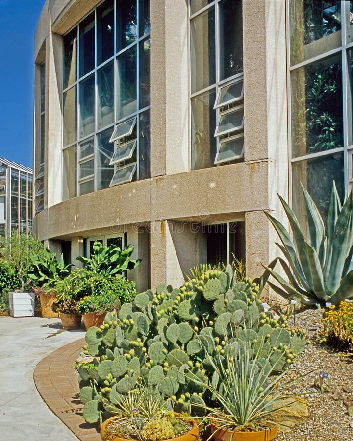 Conservatory at the Atlanta Botanical Garden Stock Image - Image of ...