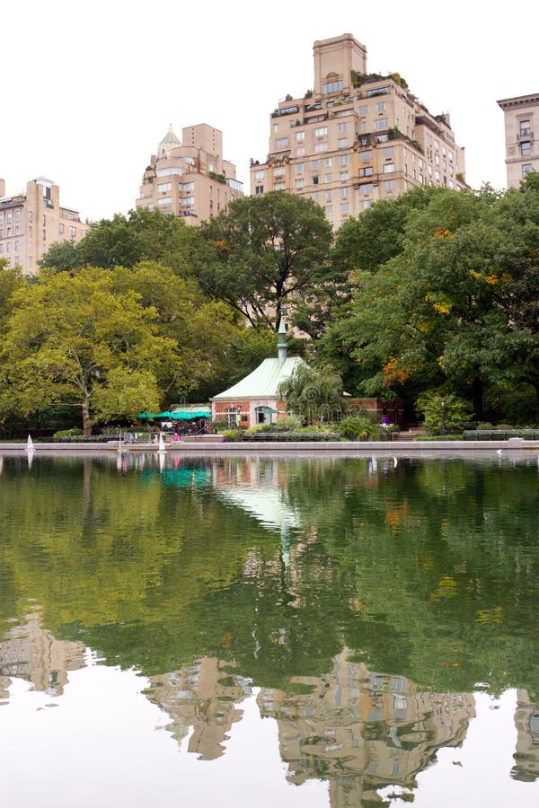 Conservatory Water, Central Park, New York Stock Photo - Image of copy ...