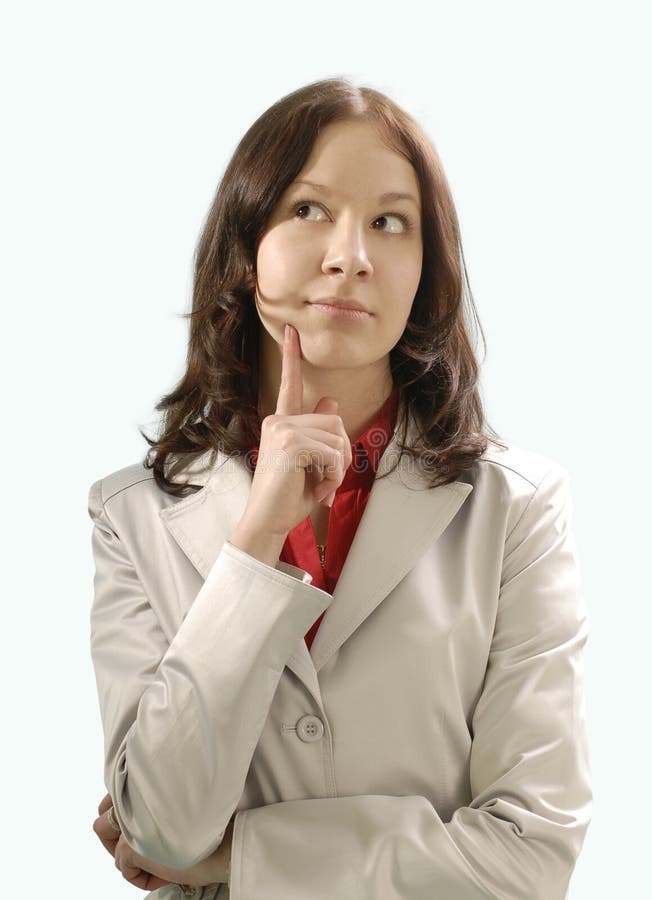 Consider for a moment stock photo. Image of pensive, face - 10418826