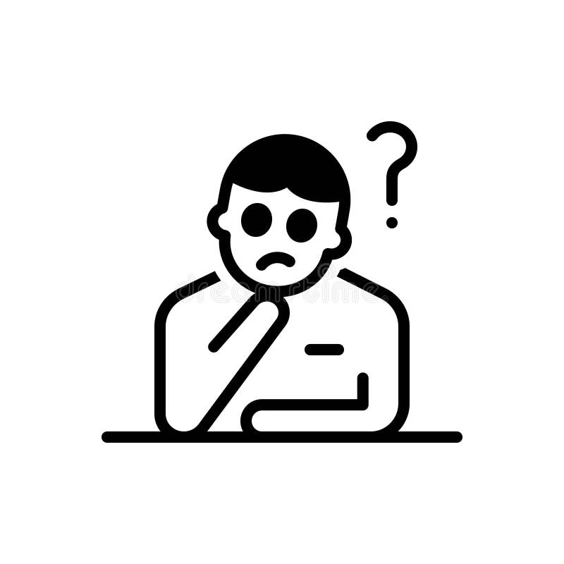 Mix Icon for Considered, Mull and Presume Stock Vector - Illustration ...