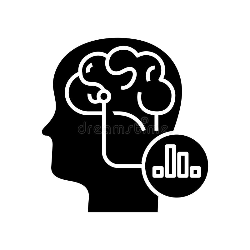 Considering Diagram Line Icon, Concept Sign, Outline Vector ...