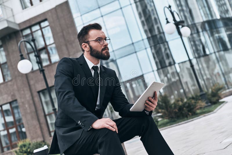 Considering next step. stock photo. Image of contemplation - 119876792