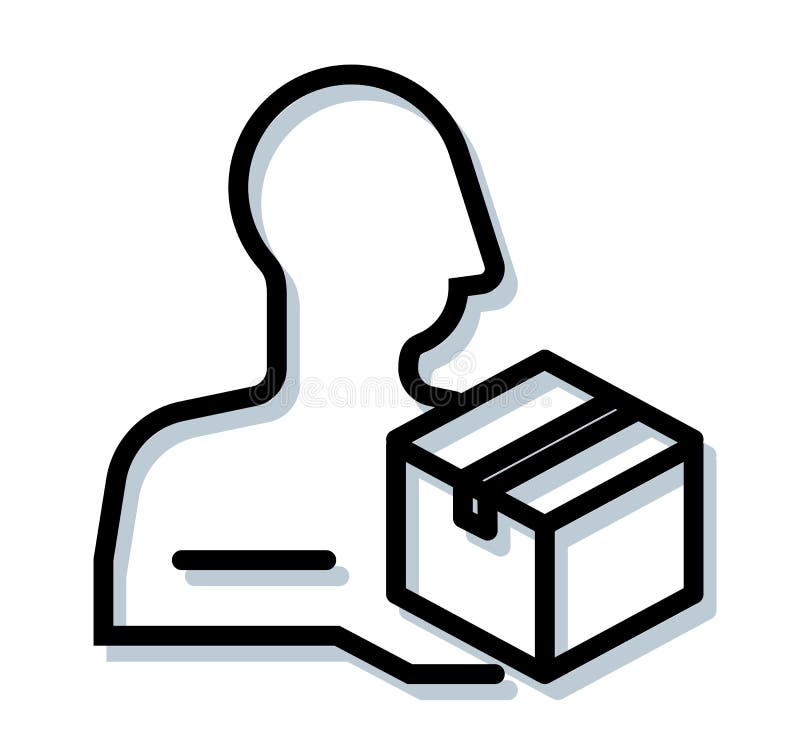 Consignment Hand Delivery - Icon Stock Vector - Illustration of send ...