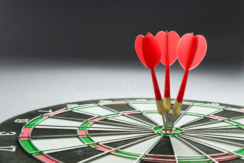 Consistency Dependable Reliable Perfect Score Dart Board Stock ...