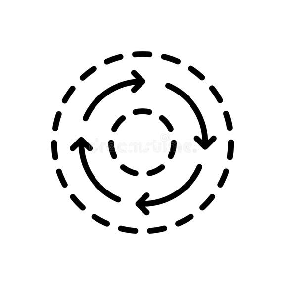 Black Solid Icon for Consistent, Constant and Consistency Stock Vector ...