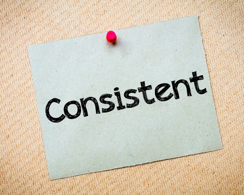 Consistent stock photo. Image of paper, reminder, push - 52024850