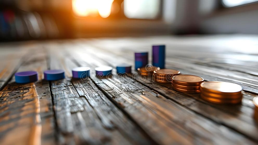 Consistent Progress: Metrics Reflecting Growth and Improvement. Concept ...