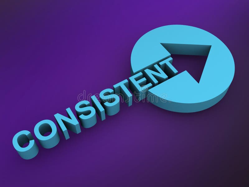 Consistency word on paper stock image. Image of peranalysisence - 137494649