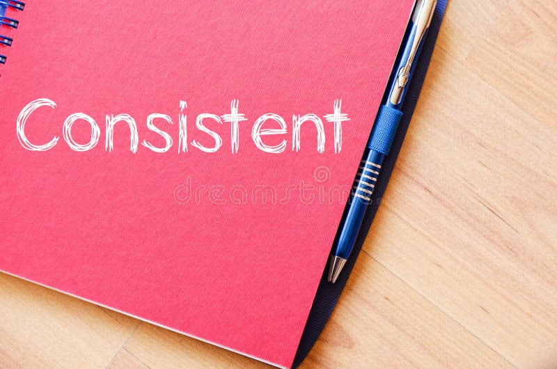 Be consistent text concept stock image. Image of persist - 88895571