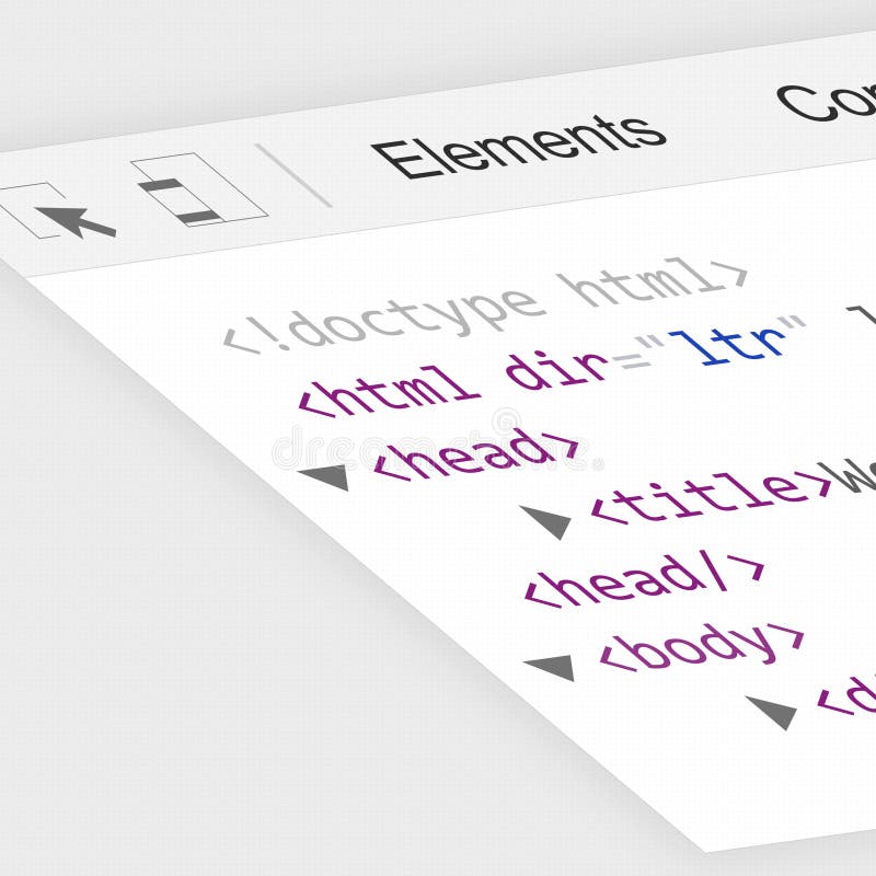 Código Del HTML Del Web Site Imagen de archivo - Imagen de html, código ...