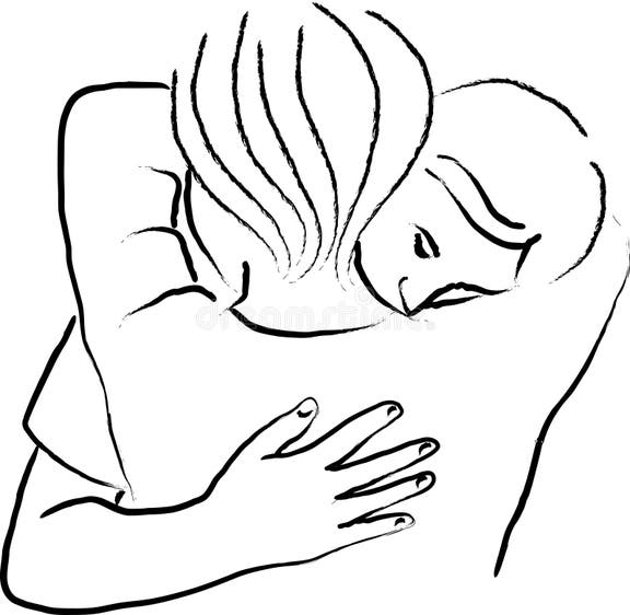 People Hugging Line Art Stock Illustrations – 829 People Hugging Line ...