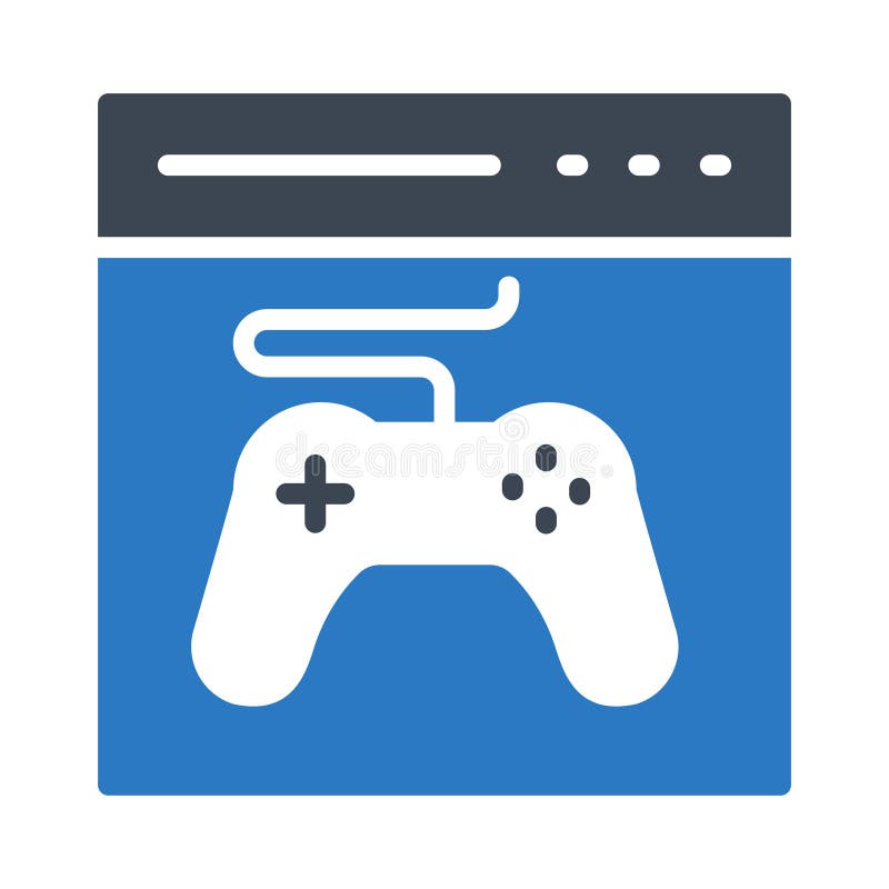 Console Browser Glyph Color Flat Vector Icon Stock Vector ...