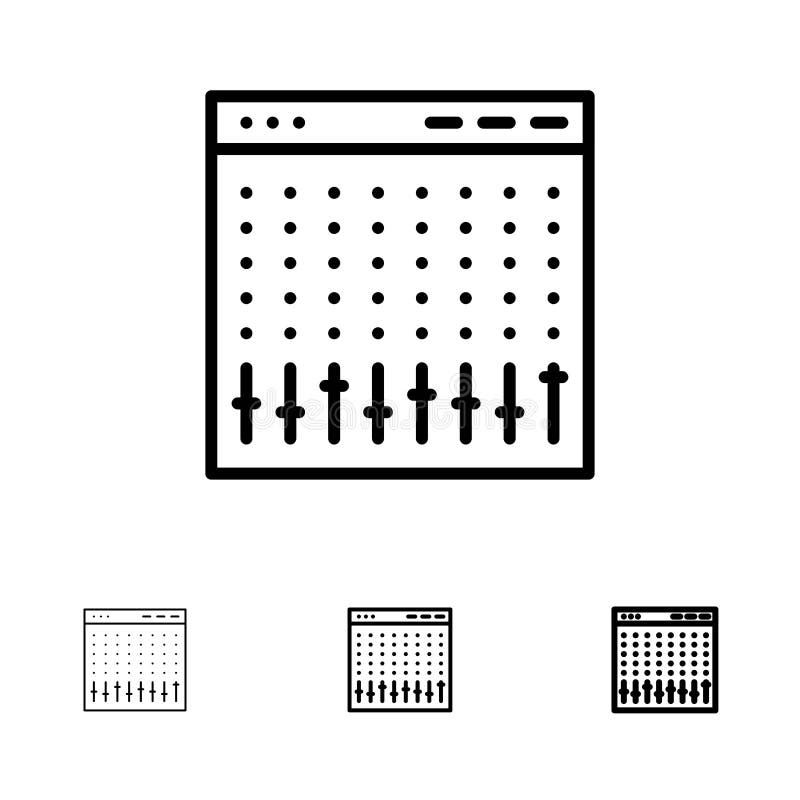 Console, Control, Controller, Hardware, Mixer Blue Solid Logo with ...