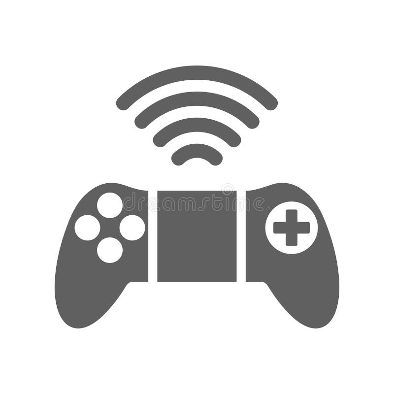 Console, Controller, Gaming Icon. Gray Vector Graphics Stock ...