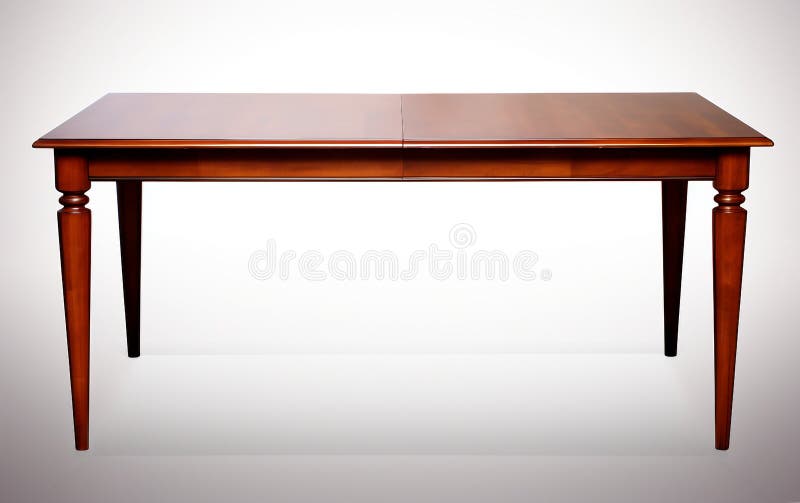 Console Desk on White Background Stock Illustration - Illustration of ...
