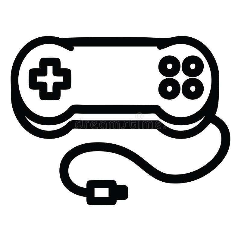 Console Game Controller Icon Stock Image - Image of clip, vector: 256277049