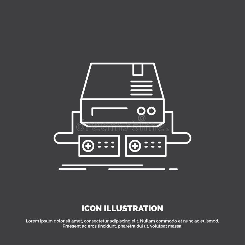 Console, Game, Gaming, Pad, Drive Icon. Line Vector Symbol for UI and ...