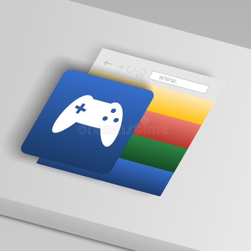 Console Console Icon. from Collection Button Icons Stock Illustration ...