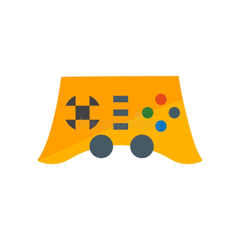 Console Icon Vector Sign and Symbol Isolated on White Background ...