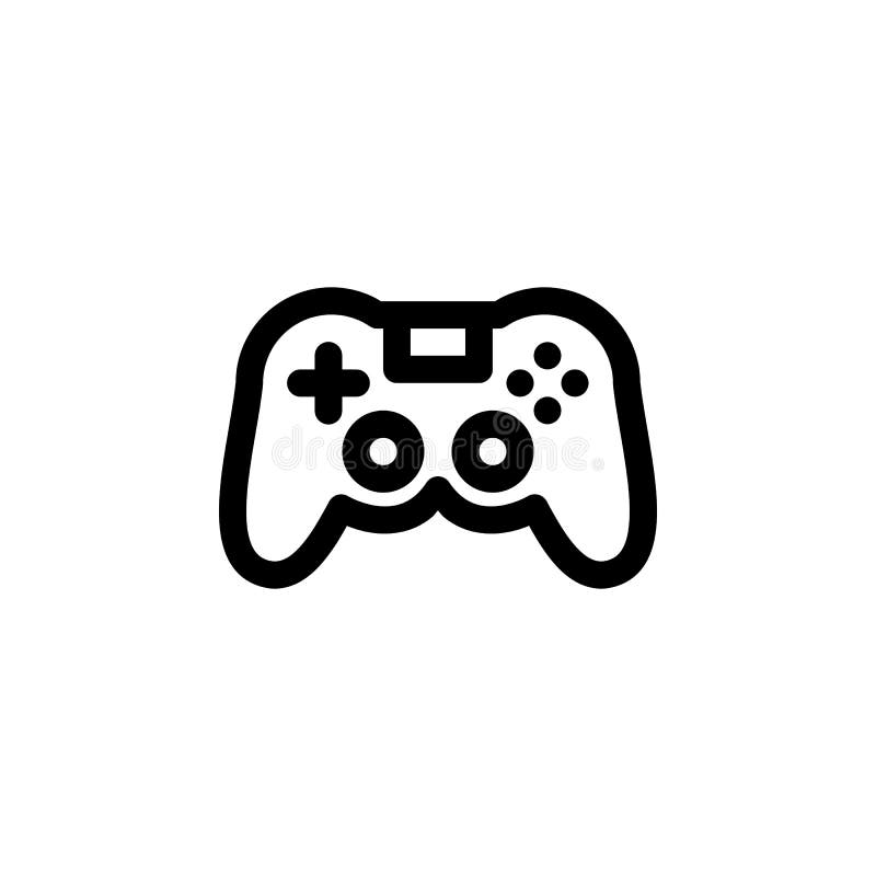 Console Joystick Controller Icon Stock Vector - Illustration of button ...