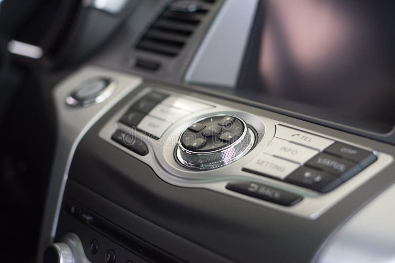 Console panel of car stock photo. Image of elegance, disc - 56197902