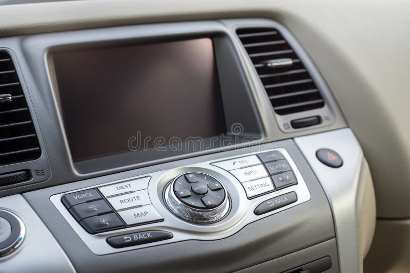 Console panel of the car stock image. Image of adjusting - 59868491