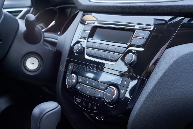 Console panel of the car stock image. Image of adjusting - 59868491