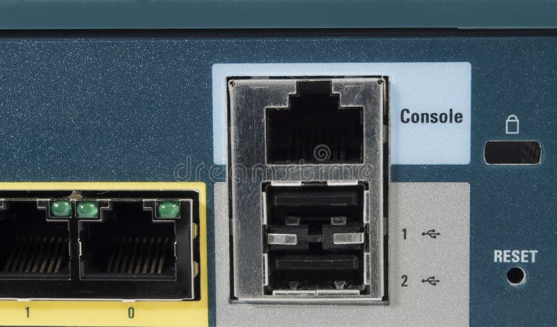 Console Port stock photo. Image of link, internet, ethernet - 15053646