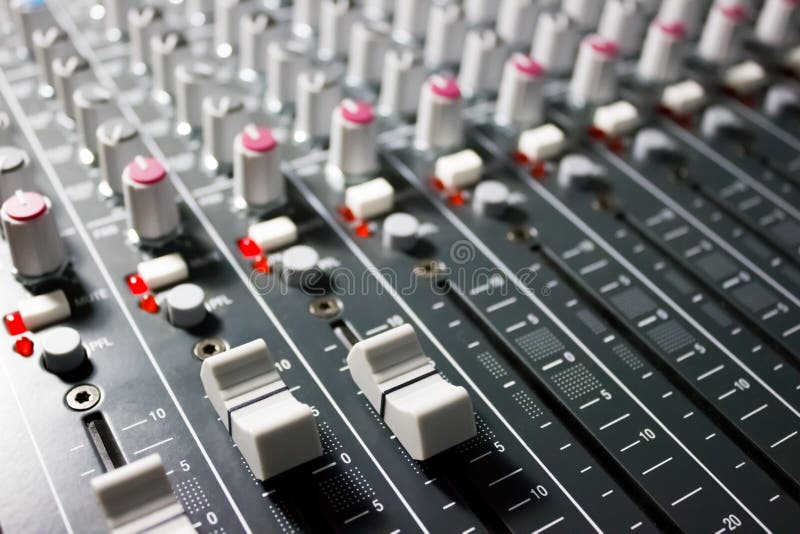 Console of the Professional Mixer - Music, Concert Stock Photo - Image ...