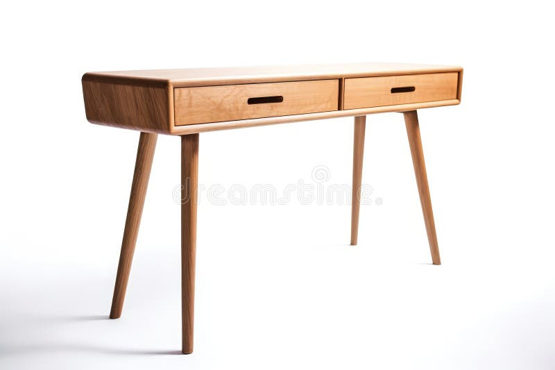 Console Table Scandinavian Style on White Background. Generative AI ...