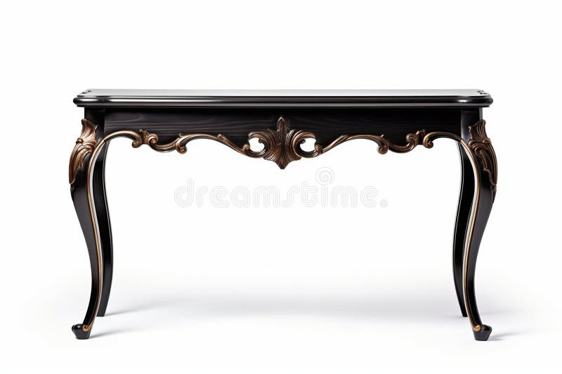 Console Table with Transparent Background. AI Stock Illustration ...