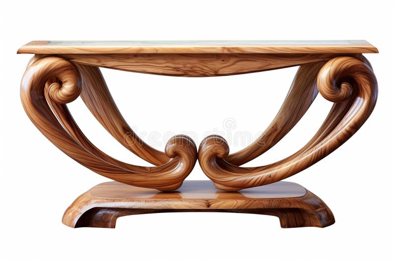 Console Table with Transparent Background. AI Stock Illustration ...