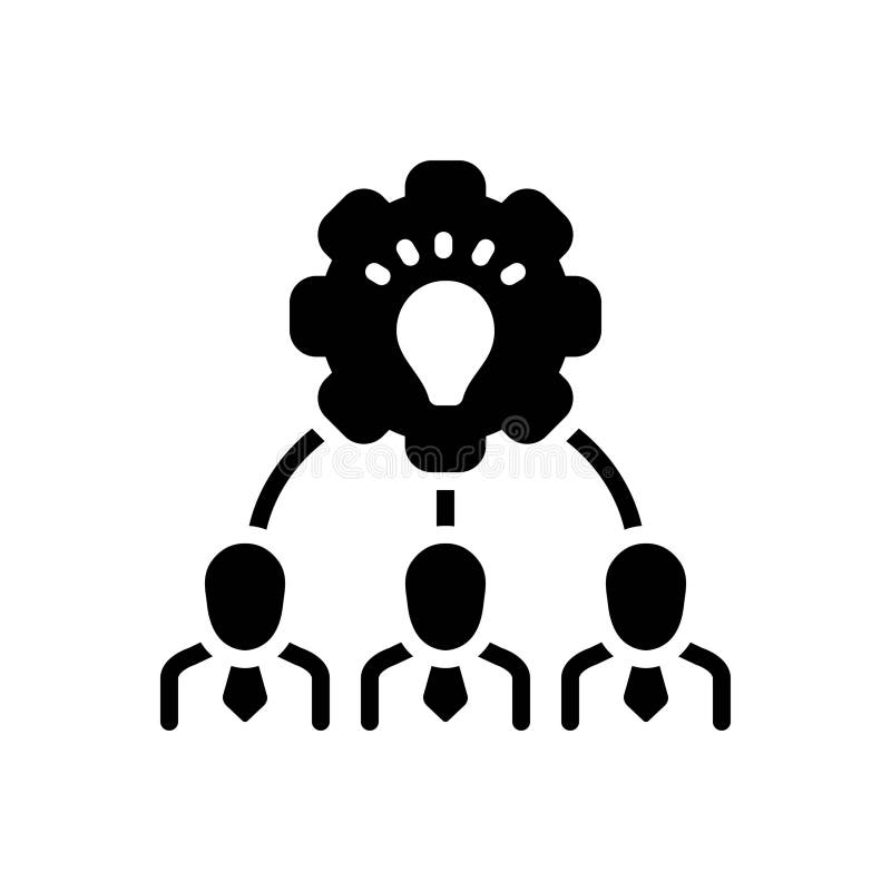 Black Solid Icon for Consolidated, Compound and Structure Stock Vector ...