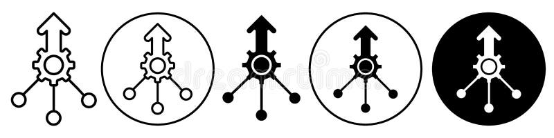 Consolidation Icon Vector Set Collection for Web Stock Vector ...