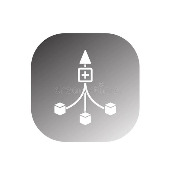 Consolidation icon vector stock vector. Illustration of structure ...