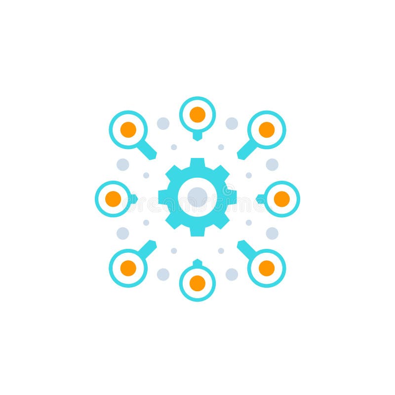 Consolidation or Merger, Vector Icon Stock Vector - Illustration of ...