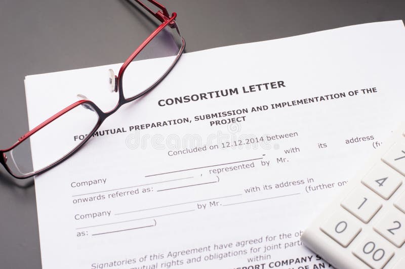 Consortium Letter stock image. Image of cooperation, growth - 44554241