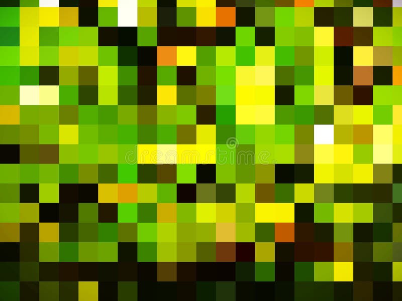 A Conspicuous Illustration of Multi-color Digital Pattern of Squares ...