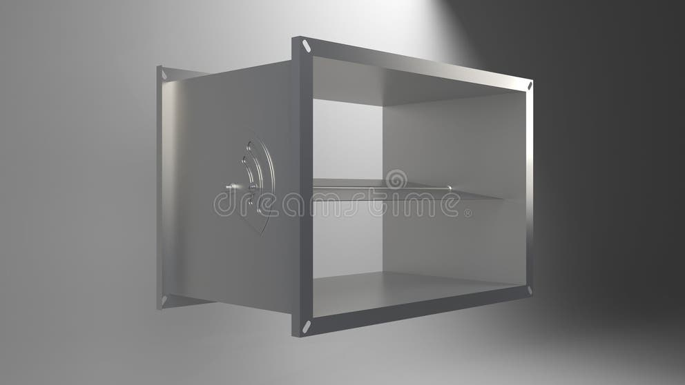 Constant Air Volume CAV Unit Box Stock Illustration - Illustration of ...