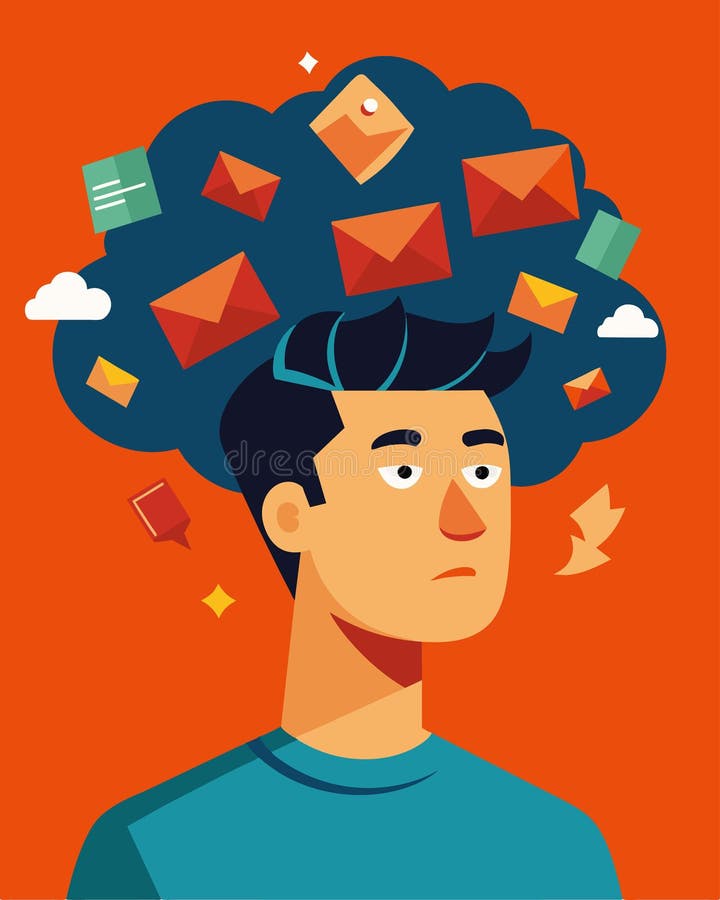 The Constant Barrage of Emails and Notifications Flooded His Mind ...