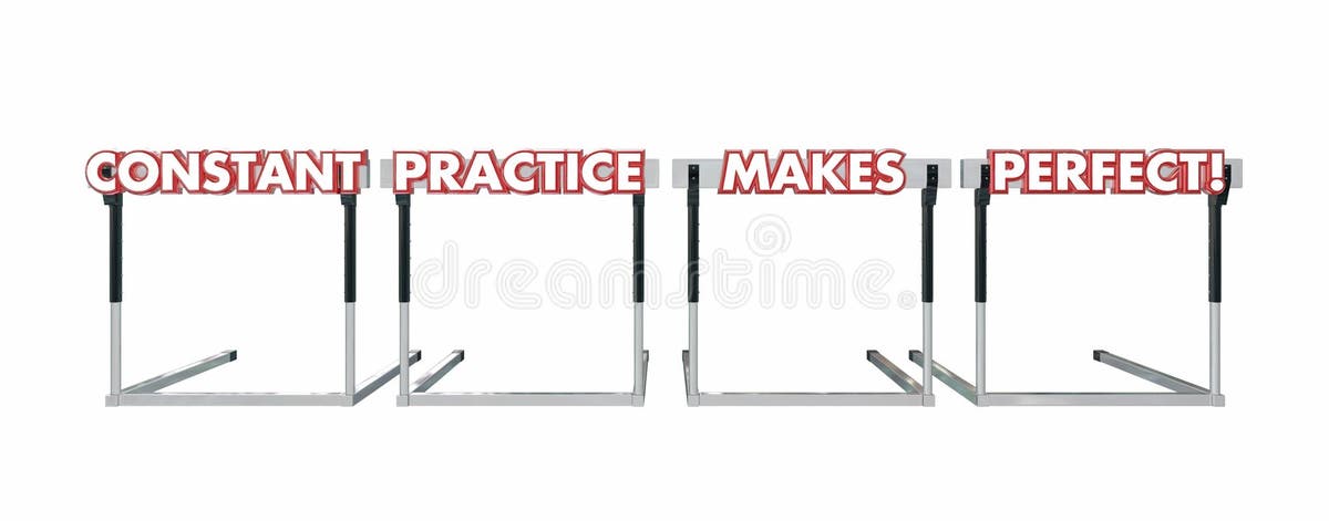 Practice Makes Perfect Stock Illustrations – 374 Practice Makes Perfect ...