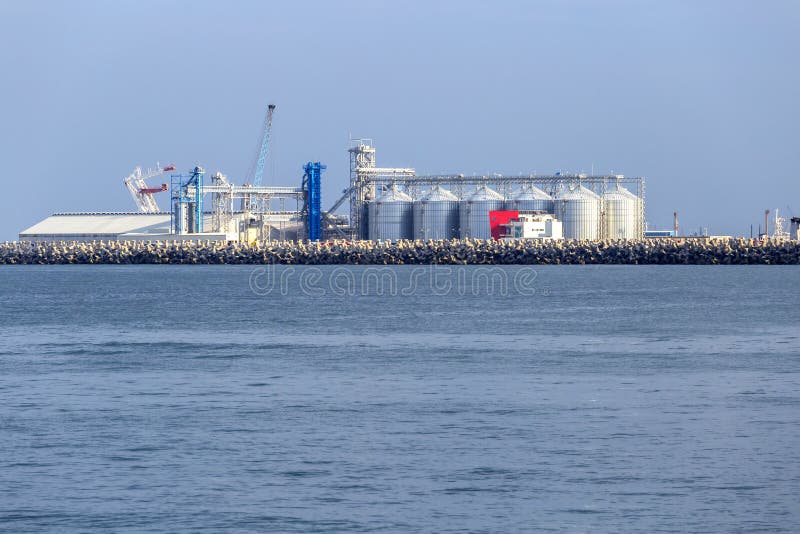 Constanta shipyard stock photo. Image of ships, harbor - 56600404