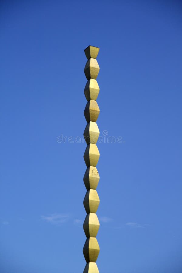 Constantin Brancusi S the Infinite Column Stock Photo - Image of ...