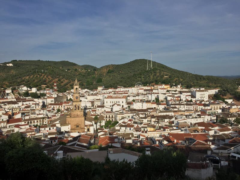 Old Castle of Constantina, Seville, Andalusia, Spain Stock Image ...