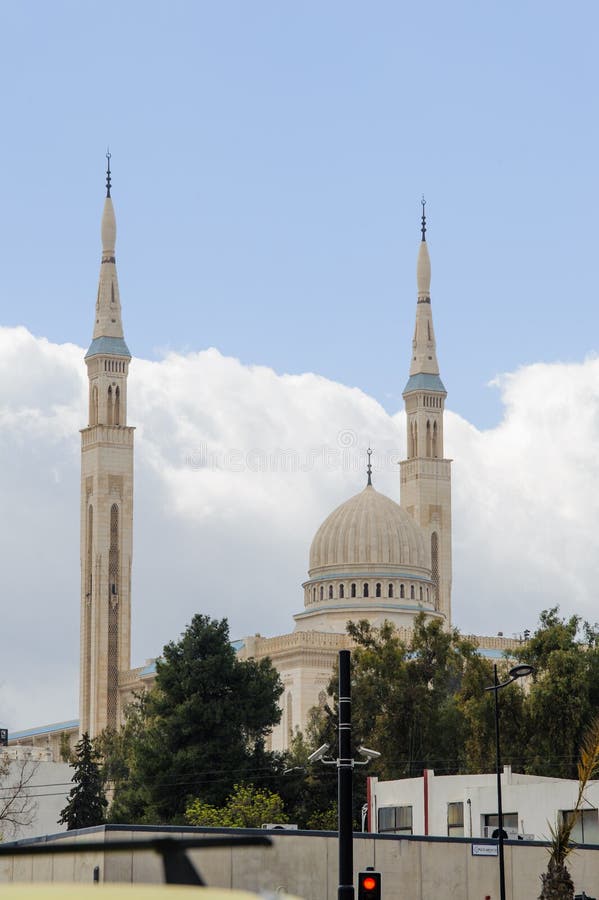 CONSTANTINE, ALGERIA - MAR 7, 2017:Emir Abd-el-Kader Mosque is One of ...