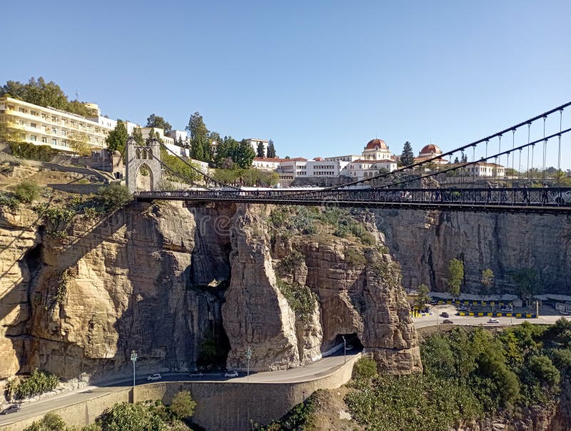 Constantine, the City of Bridges, Algeria Stock Photo - Image of cliff ...