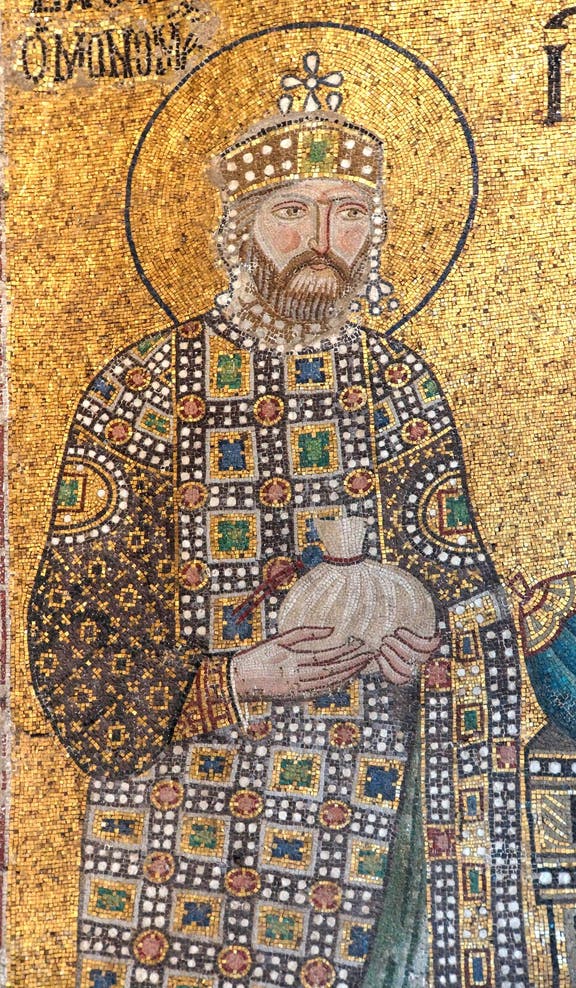 Constantine IX Monomachus stock image. Image of jesus - 42867849