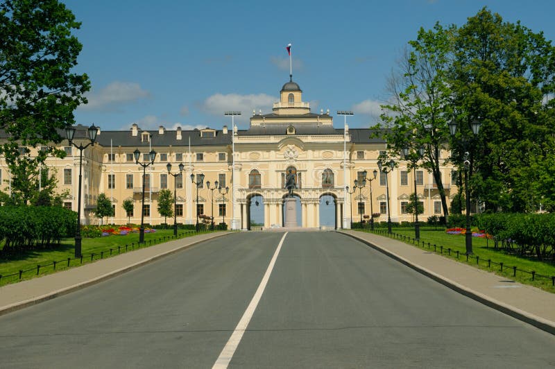 Constantine Palace, St. Petersburg, Russia Stock Image - Image of ...