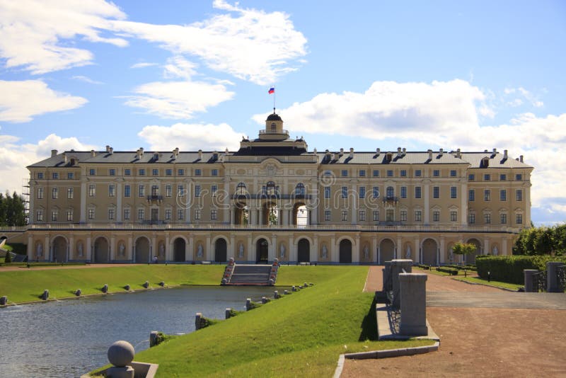 Constantine Palace, Strelna Stock Photo - Image of emblem, ensemble ...