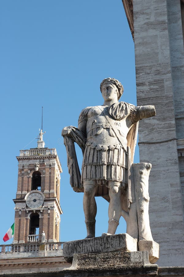 Constantine Statue stock photo. Image of rome, statue - 30756768